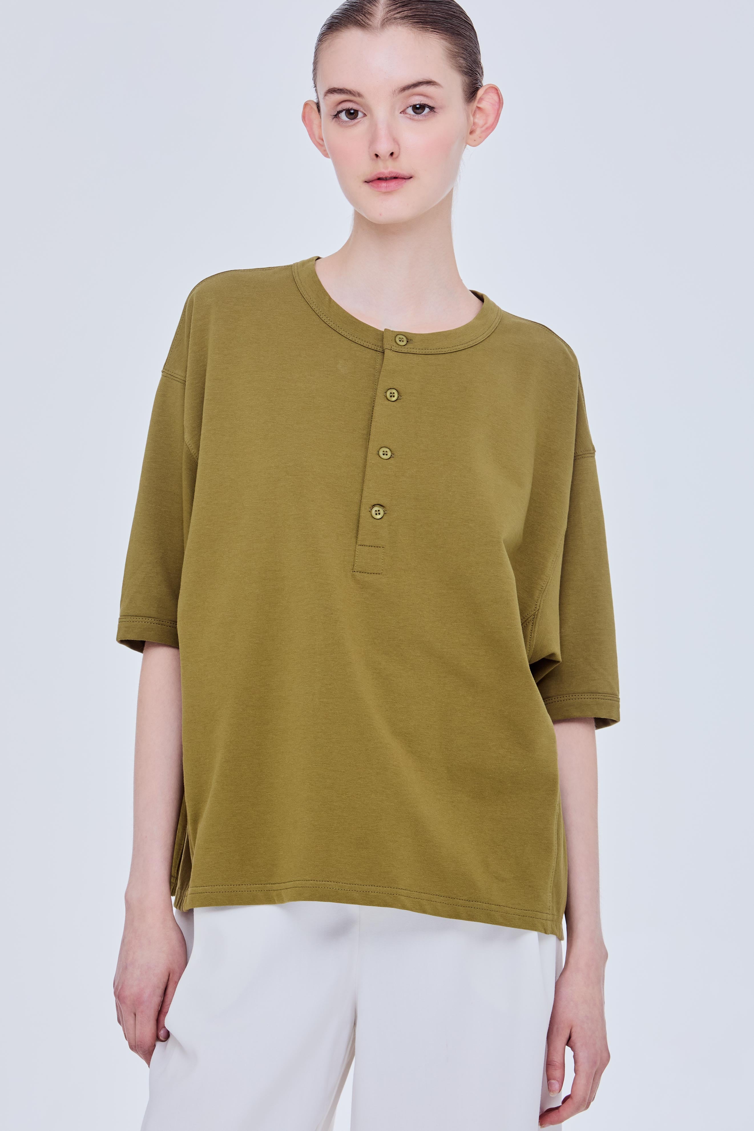 Casual Button Up Tee – iORA
