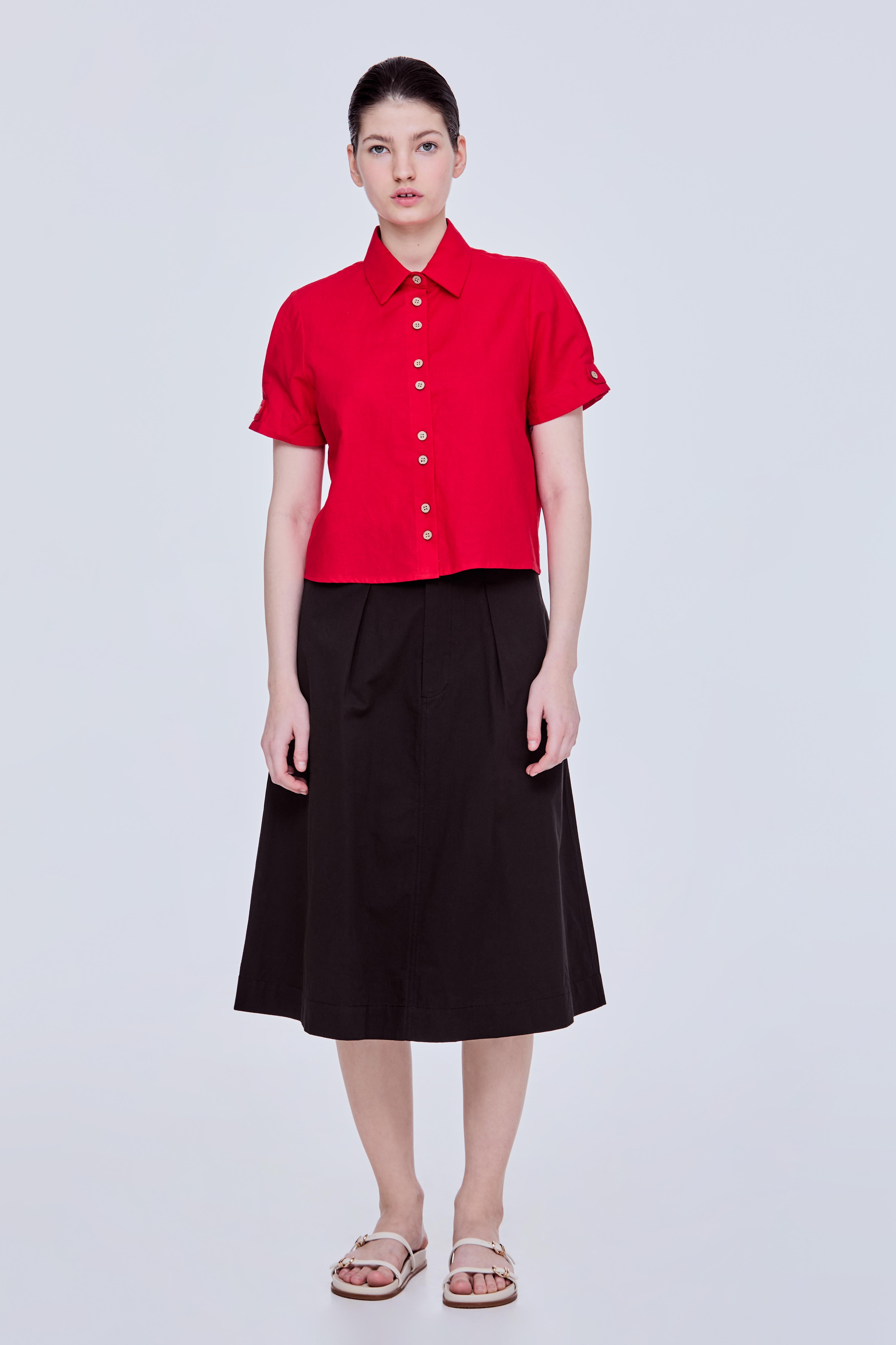 Double Button Down Blouse – iORA