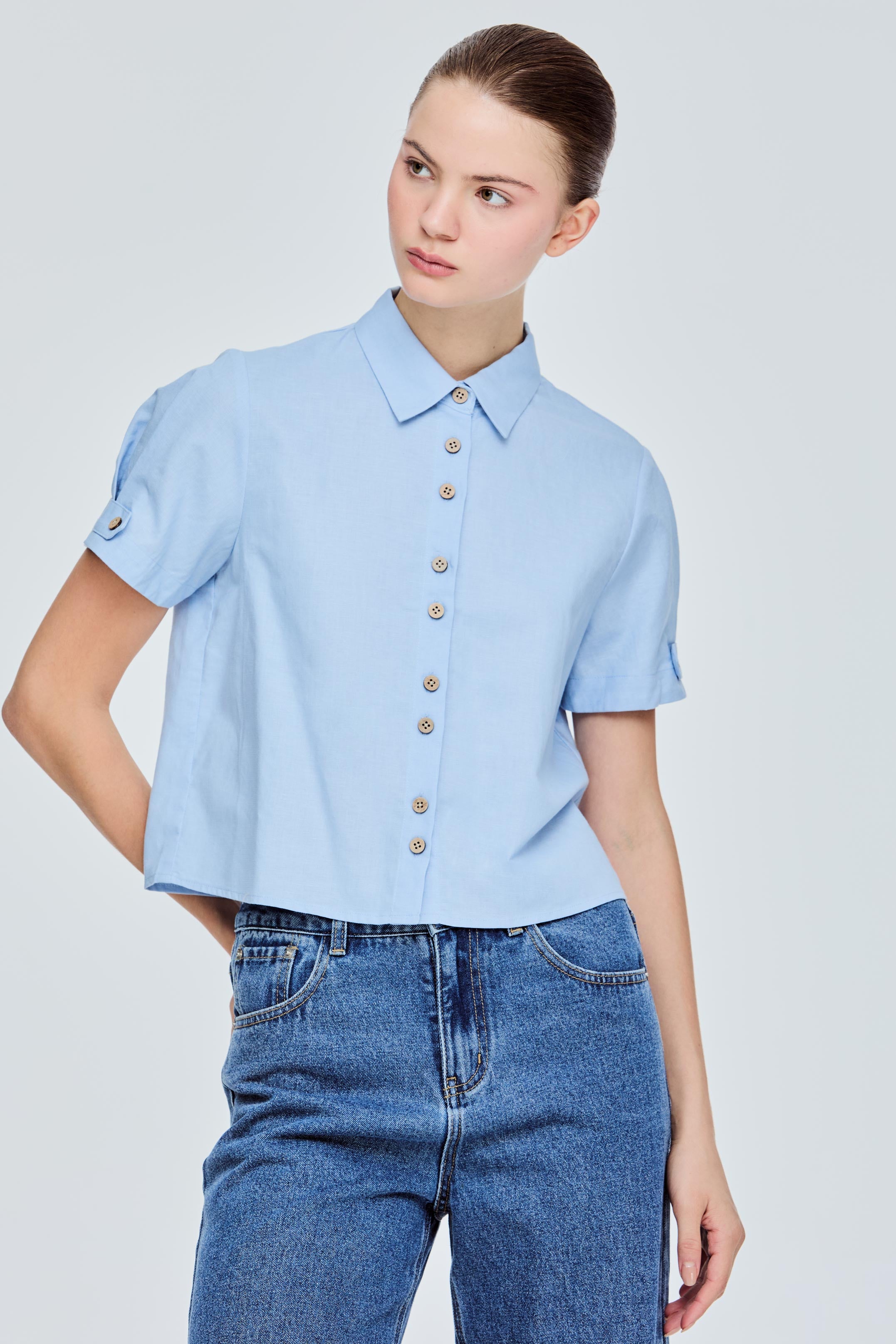 Double Button Down Blouse – iORA