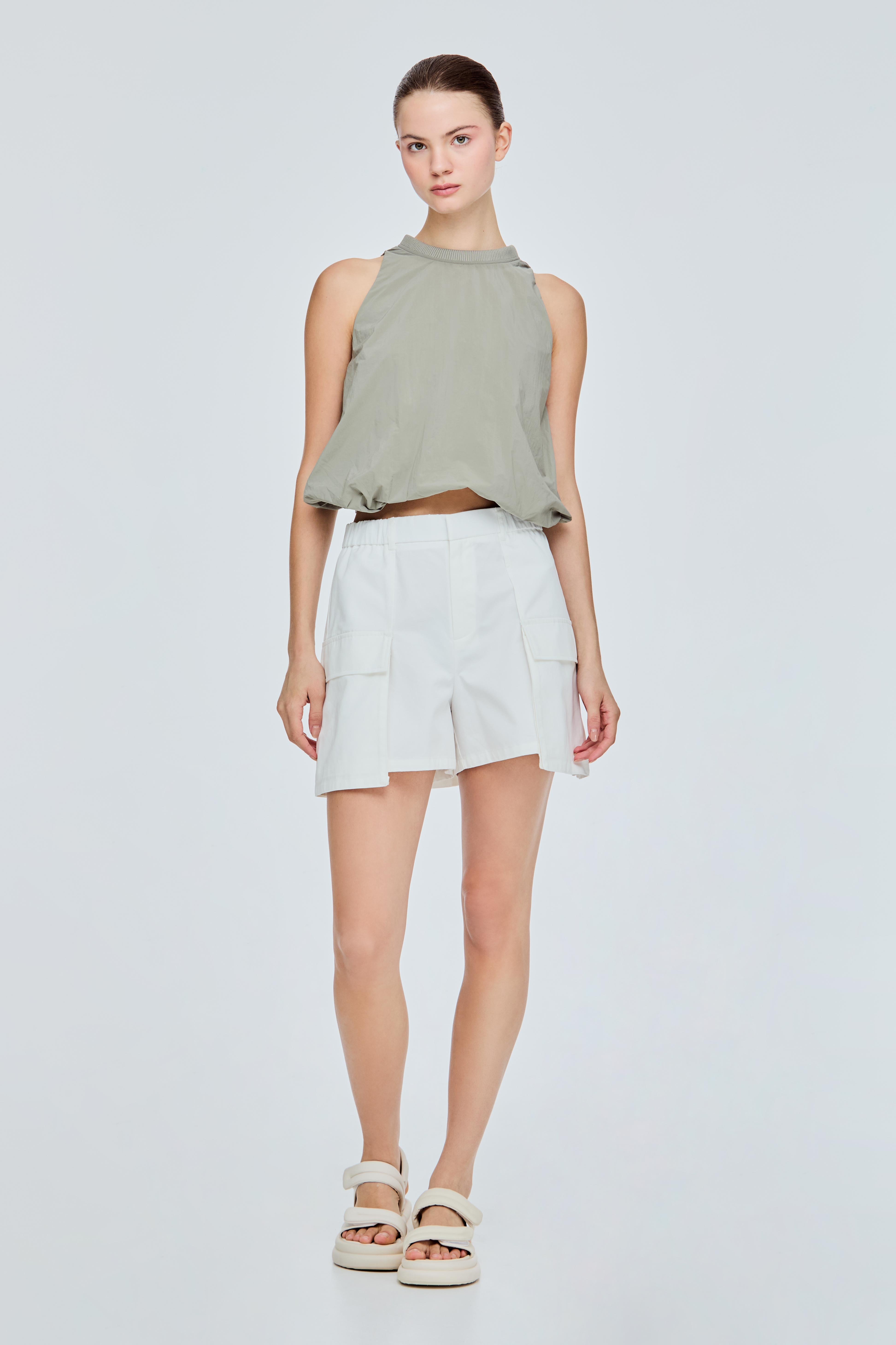 Bubble Hem Sleeveless Top – iORA