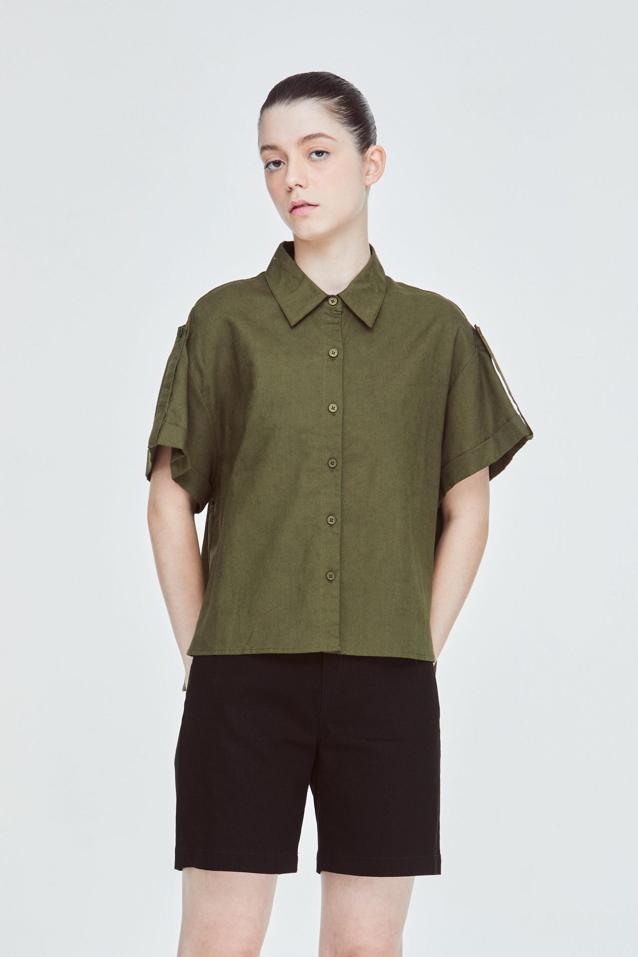 Boxy Collar Magyar Blouse – iORA