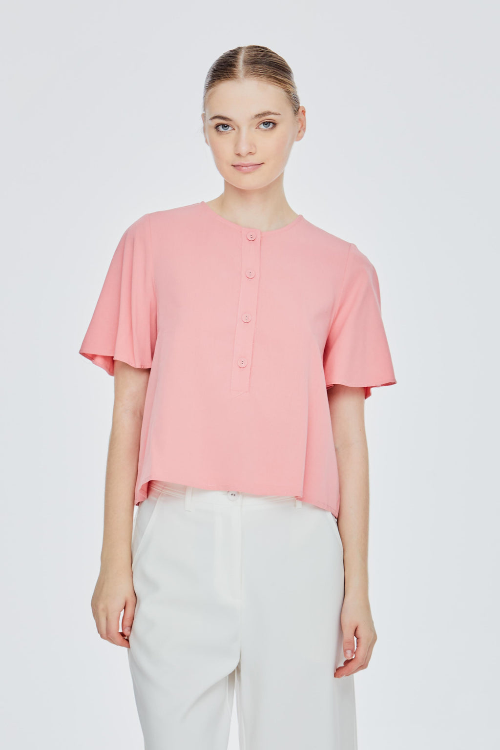 Boxy Flare Sleeves Top – iORA