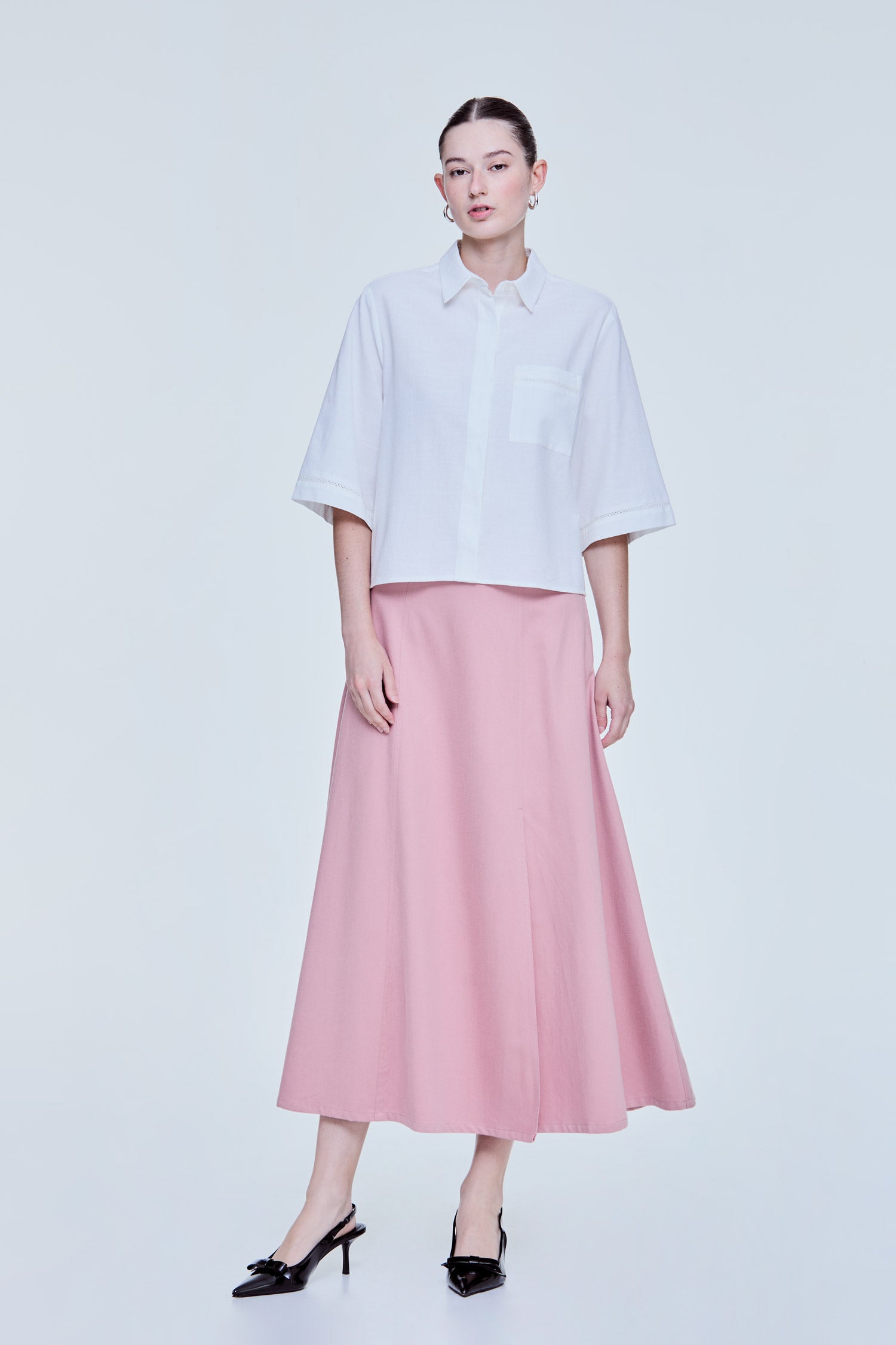 Half Sleeve Collared Blouse – iORA