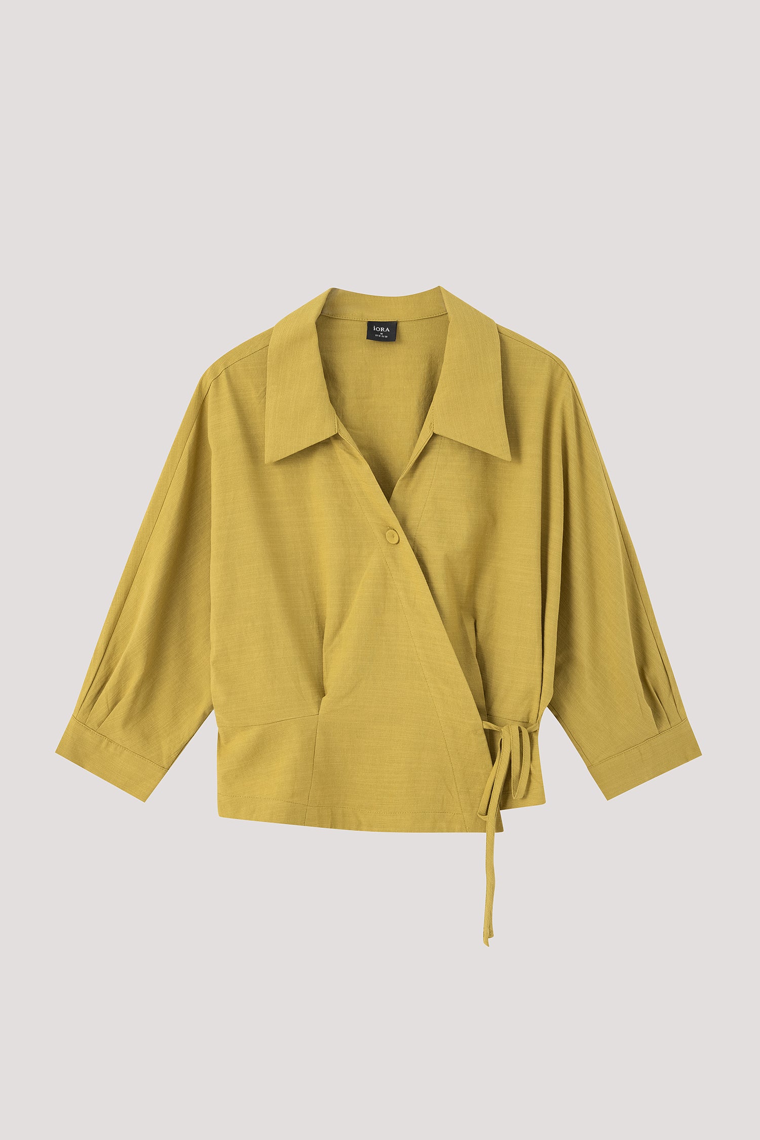 Cropped Wrap Blouse – iORA