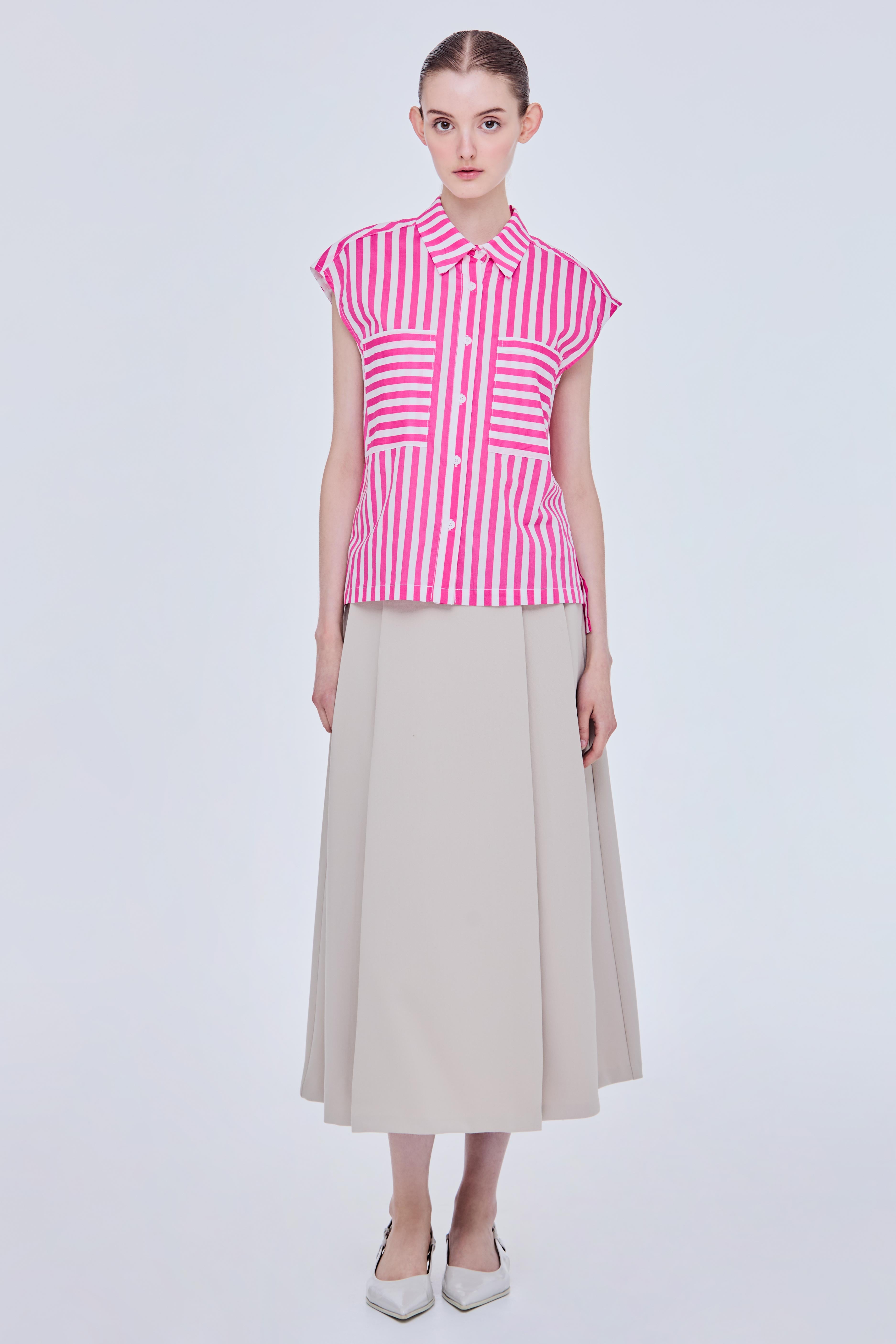 Sleeveless Striped Top – iORA