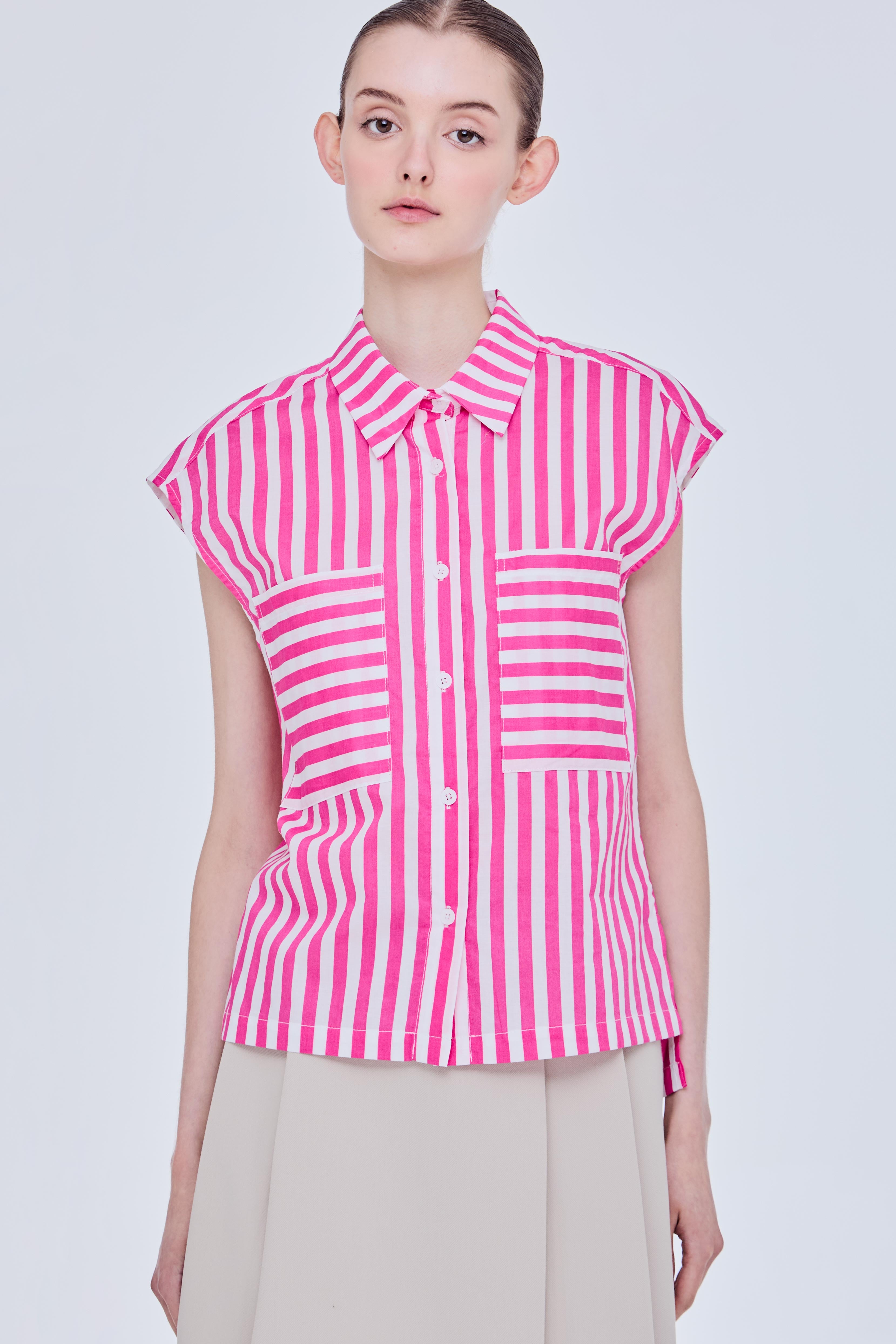 Sleeveless Striped Top – iORA