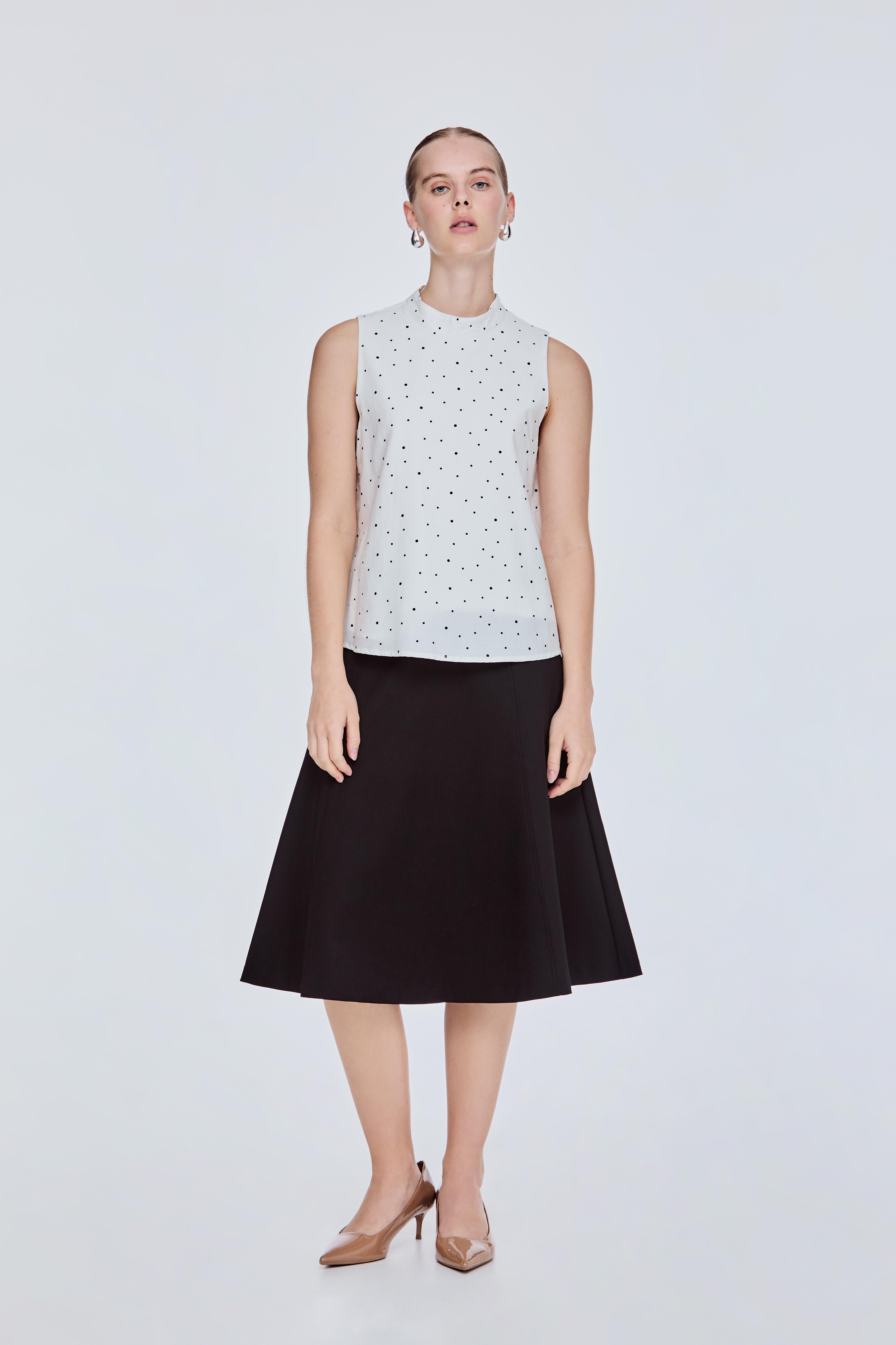 Flowy Polka Dot Vest Top – iORA
