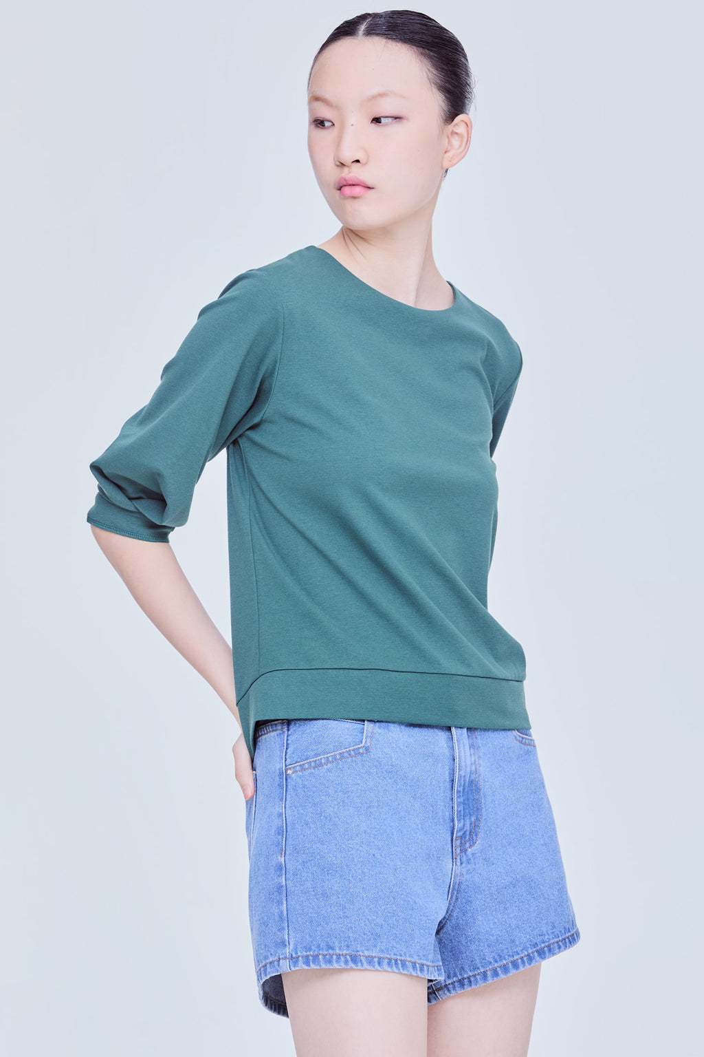 Three-Quarter Sleeved Blouse – iORA