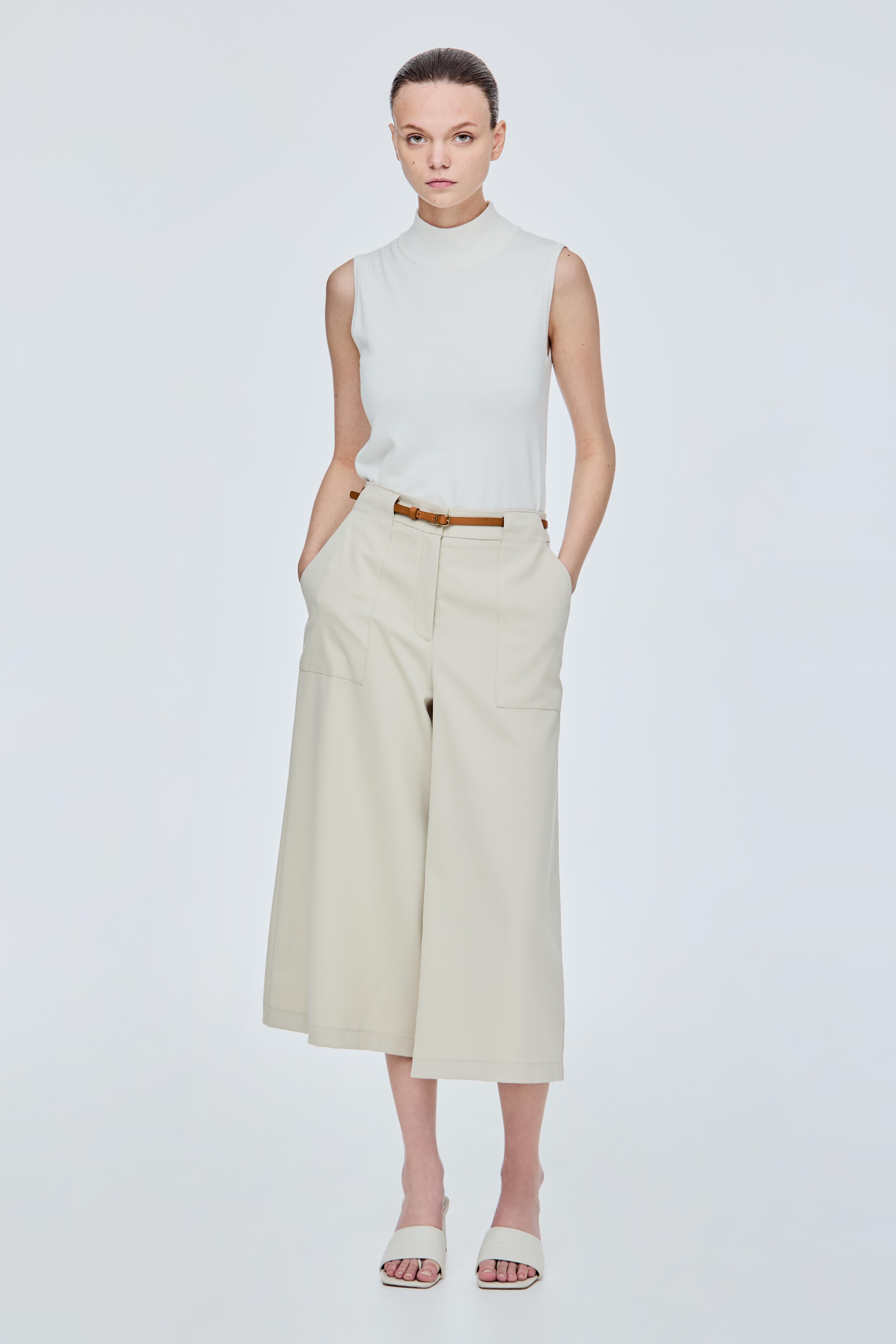 Basic Belted Culottes – iORA