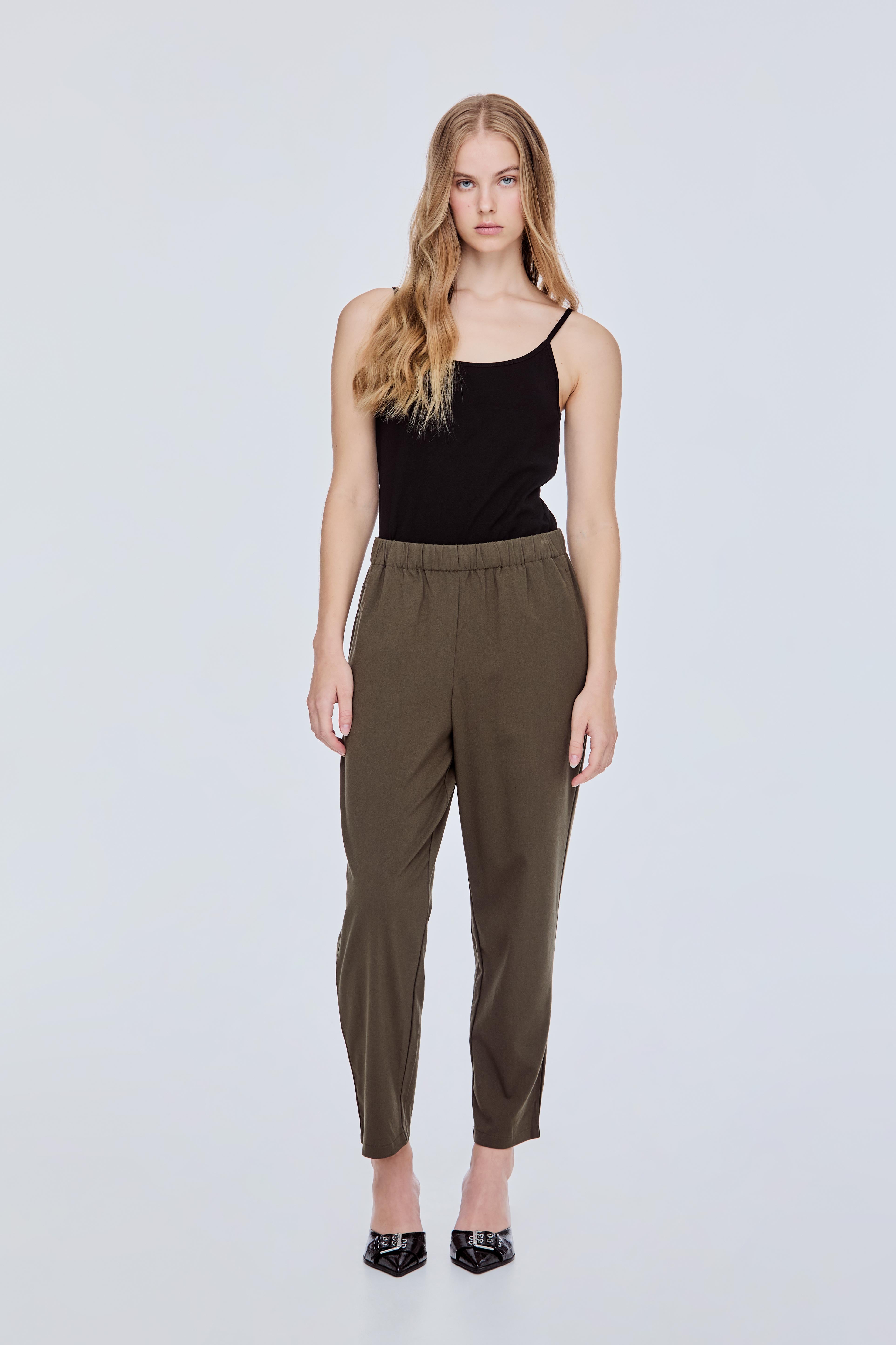Elasticised Tapered Pants – iORA