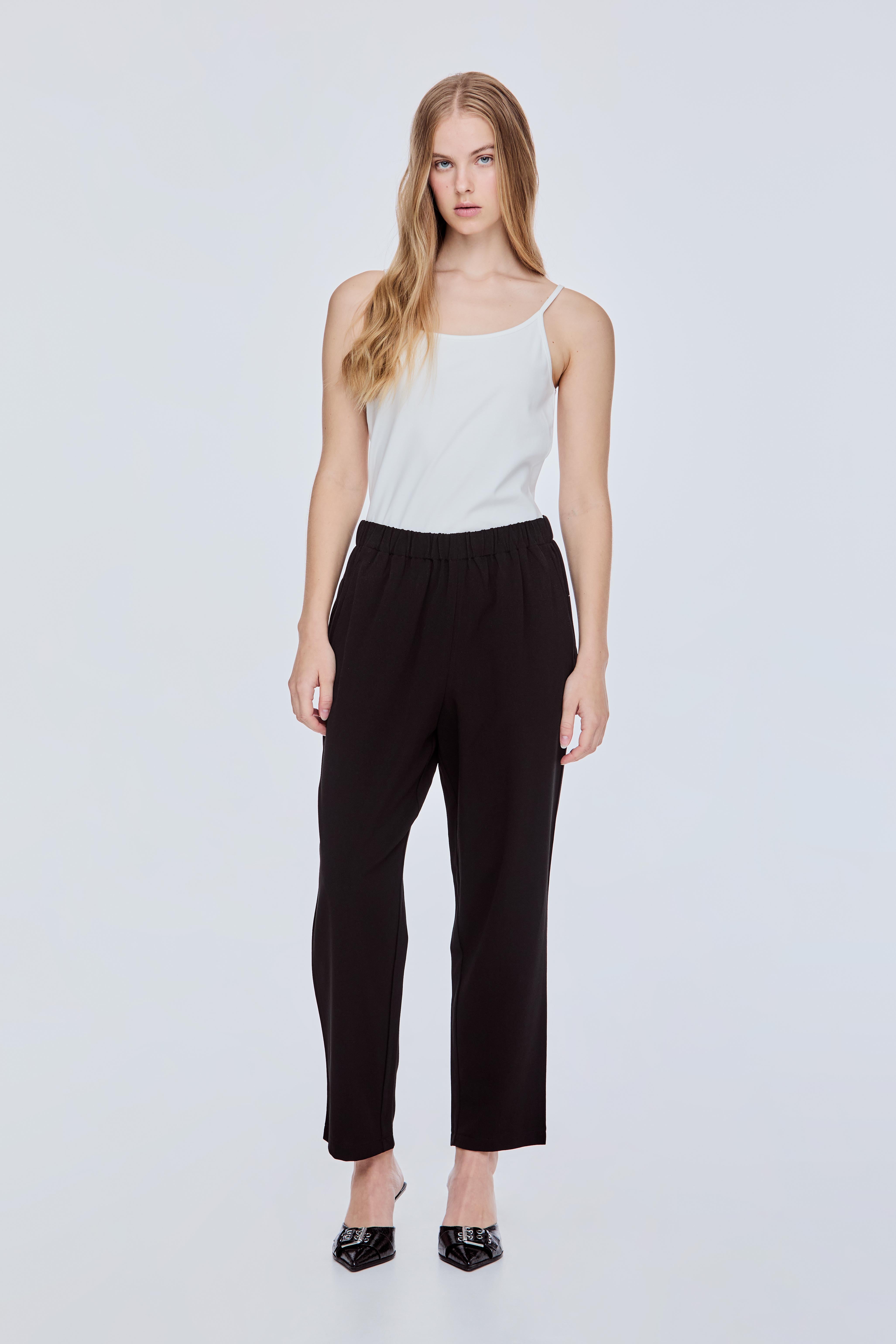 Elasticised Tapered Pants – iORA