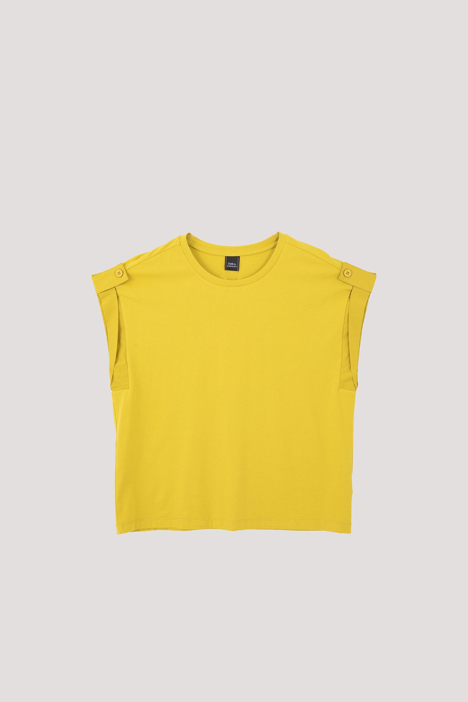 Contrast Cuff Boxy Tee – iORA