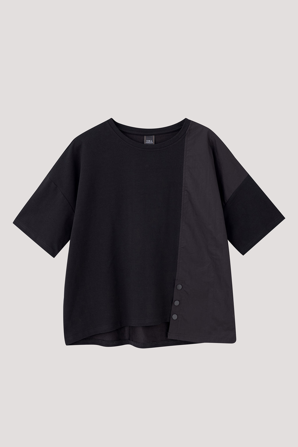 Front Slit Buttoned Tee – iORA