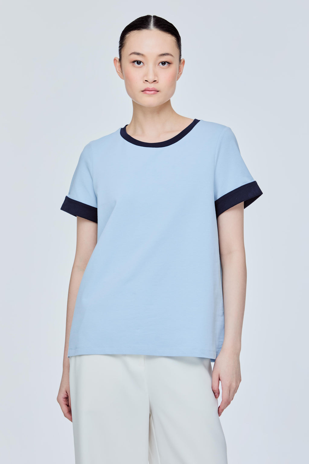 Basic Contrast Colour Tee – iORA