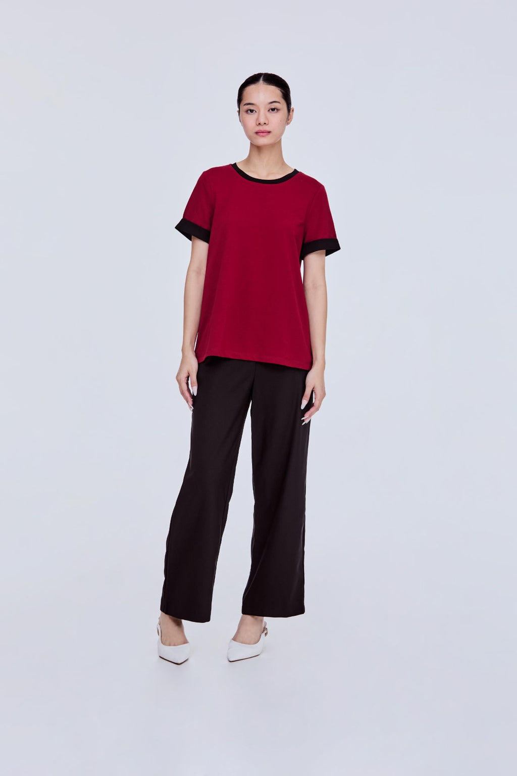 Basic Contrast Colour Tee – iORA