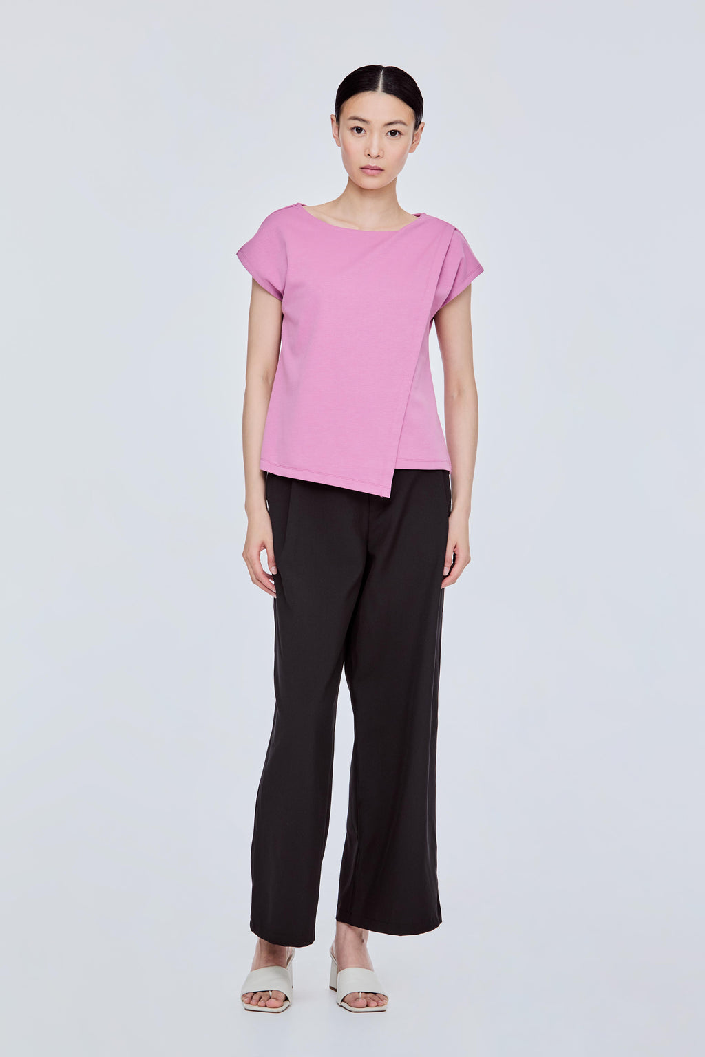 Asymmetrical Panelled Tee Blouse – iORA