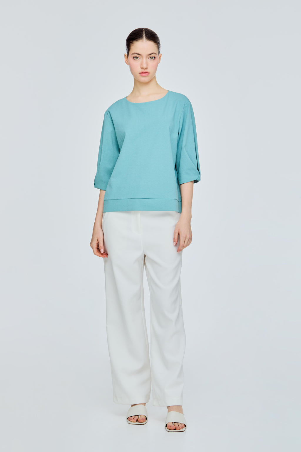 Three-Quarter Sleeved Blouse – iORA