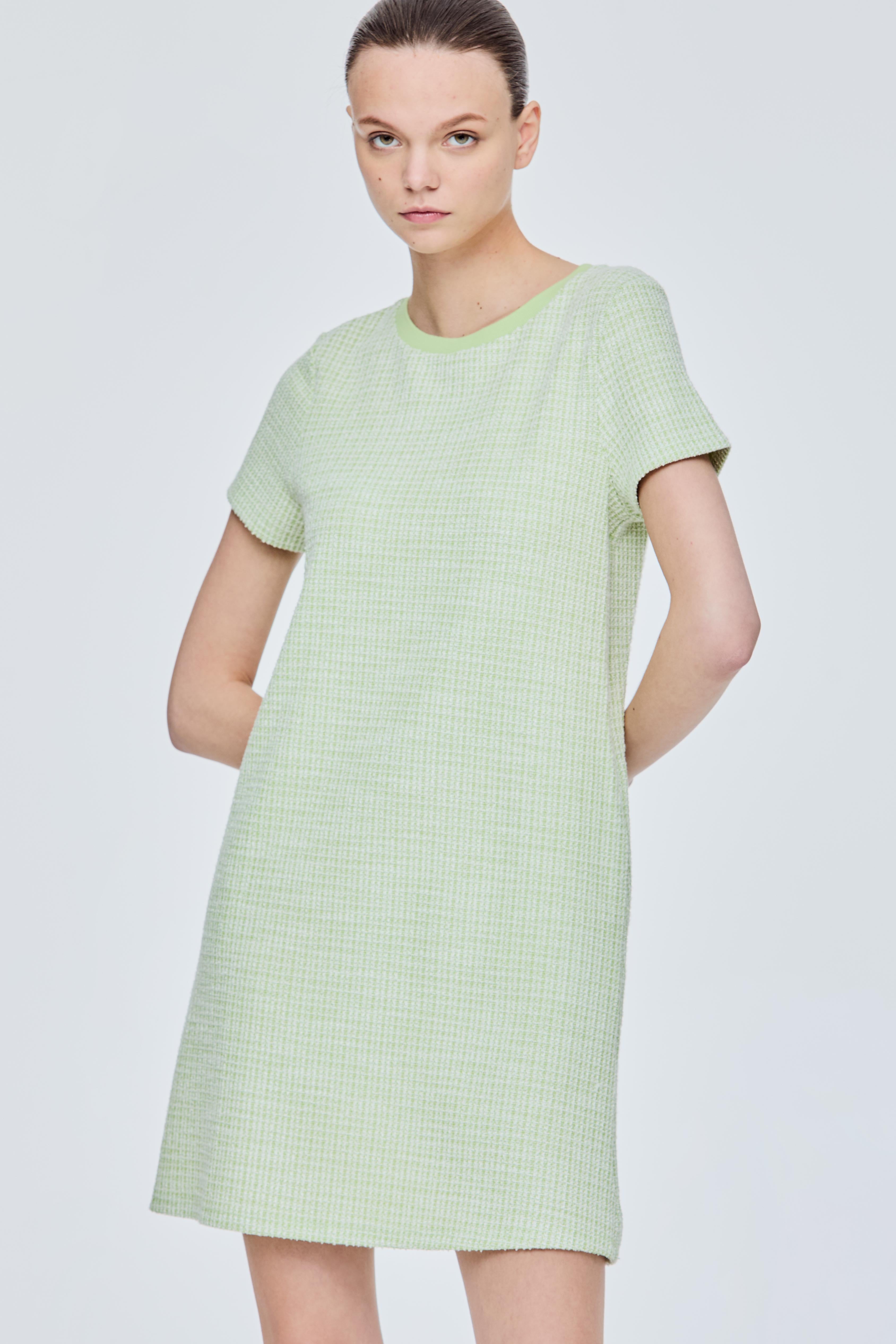 Tweed Boxy Dress – iORA