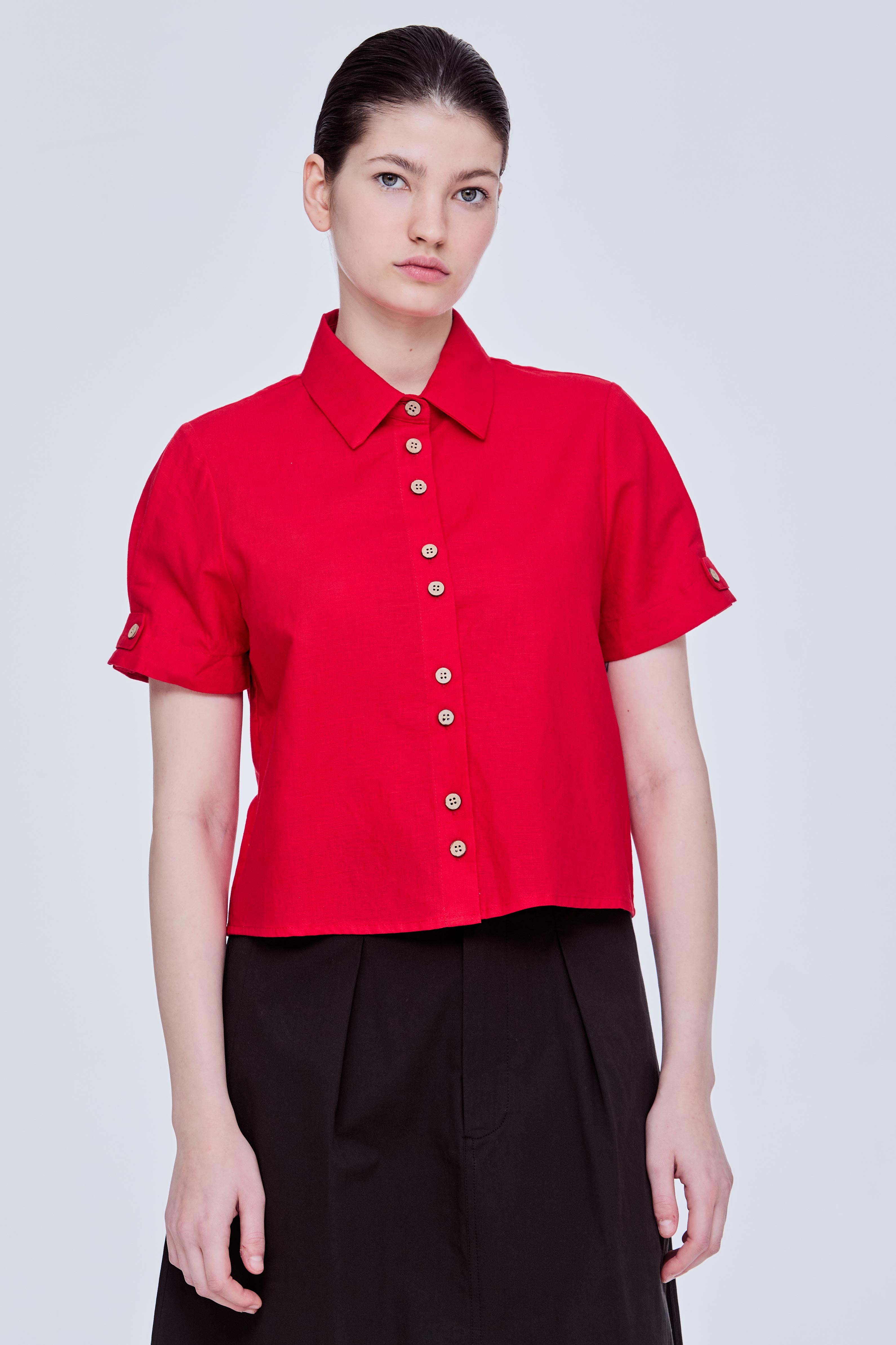 Double Button Down Blouse – iORA