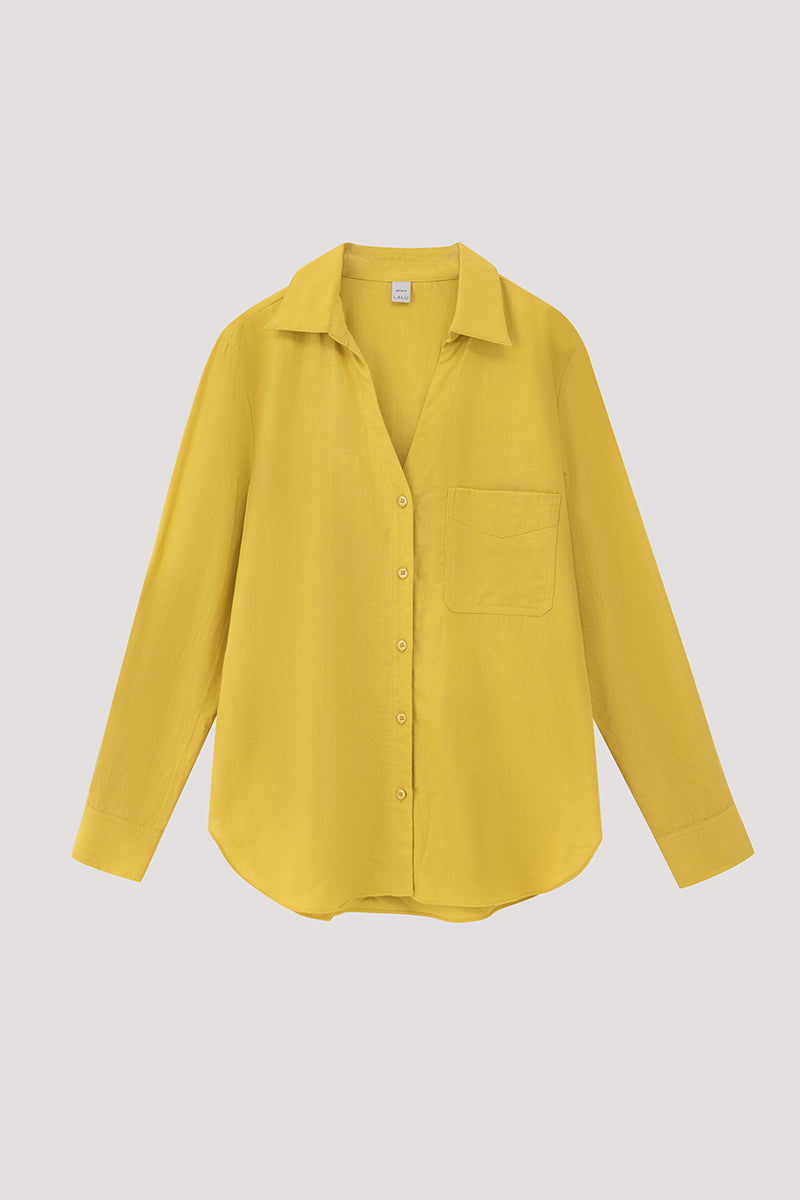 Collared V-Neck Shirt – iORA