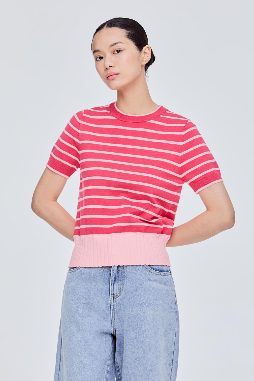 Cropped Knit Top – iORA