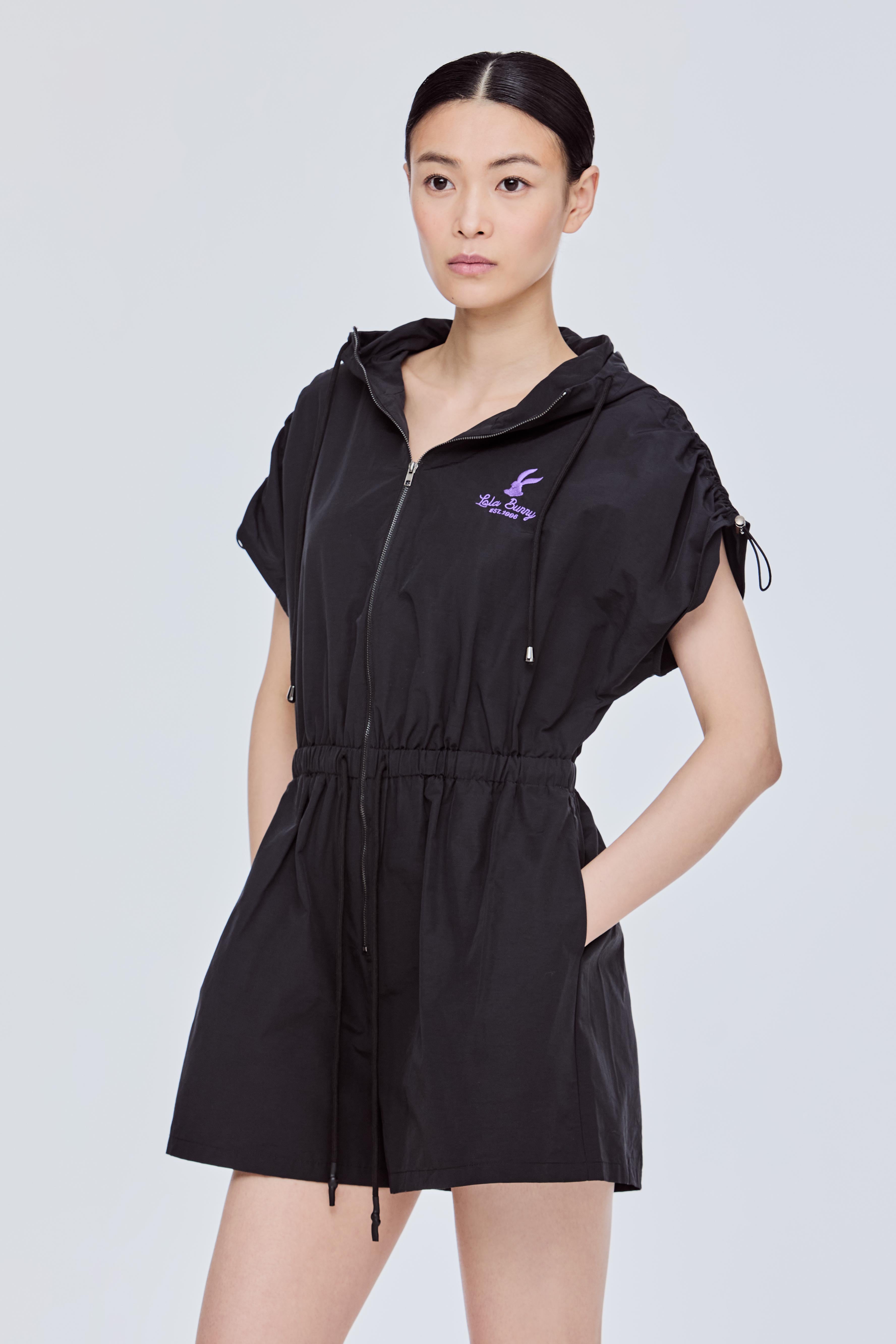 Embroidered Logo Overall Dress – iORA
