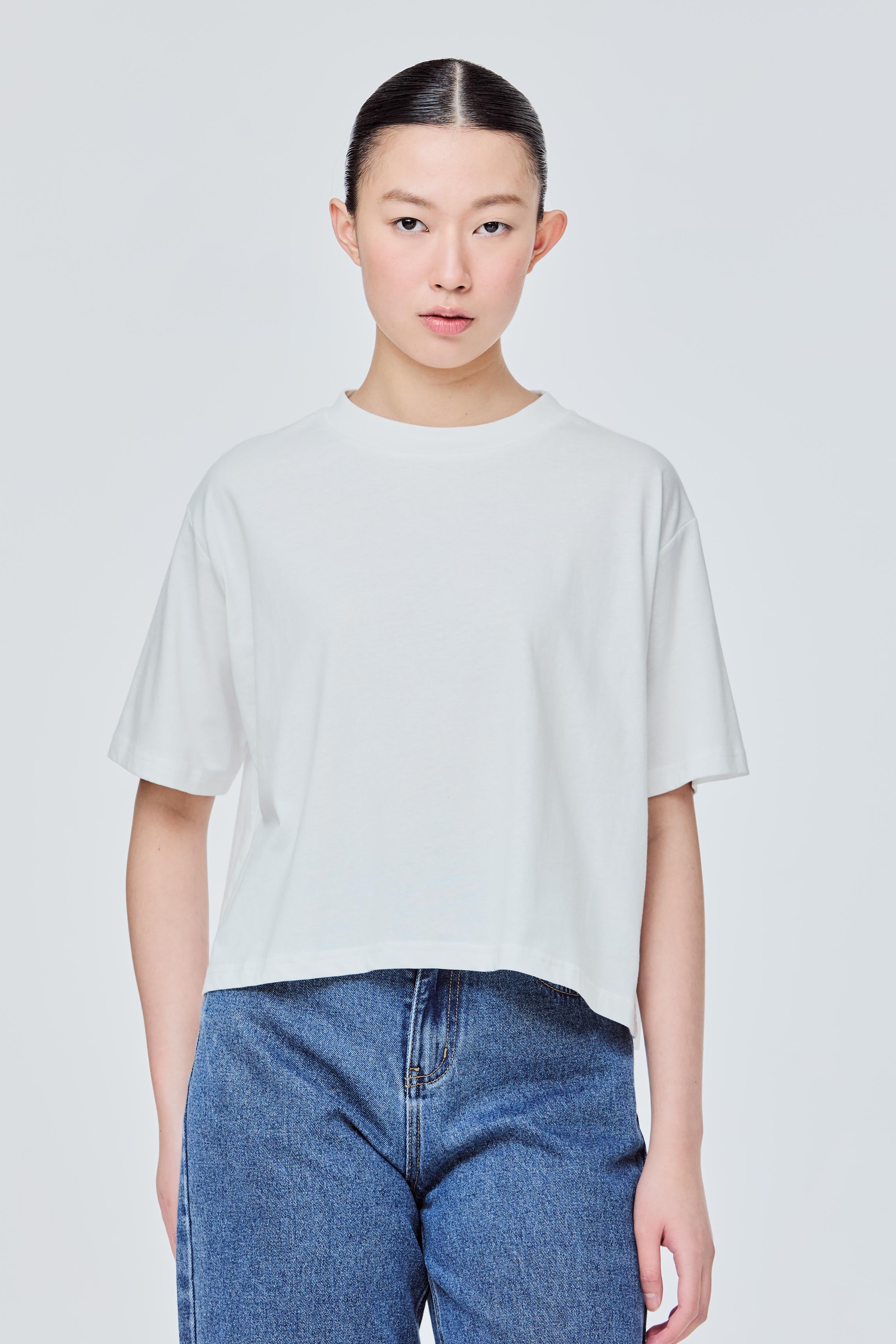 Basic Oversized Crop Top – iORA