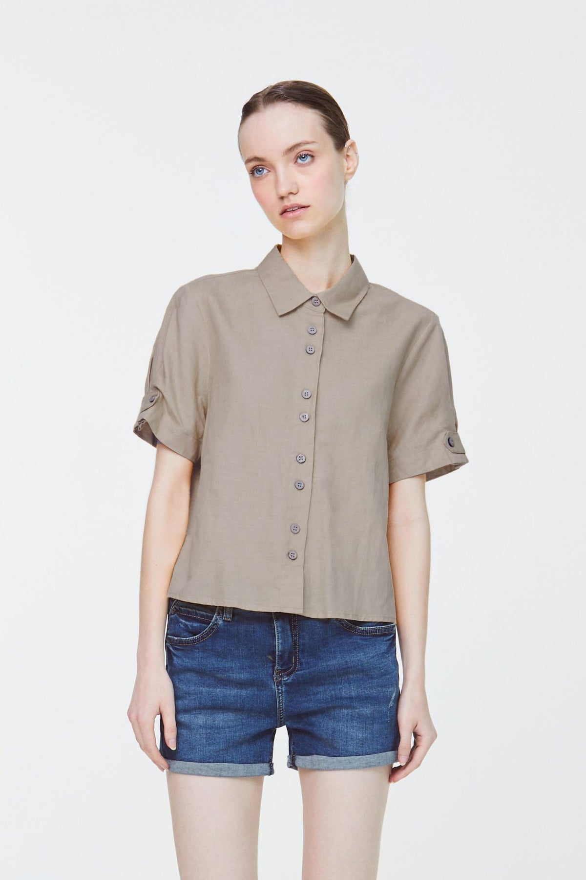 Double Button Down Blouse – iORA