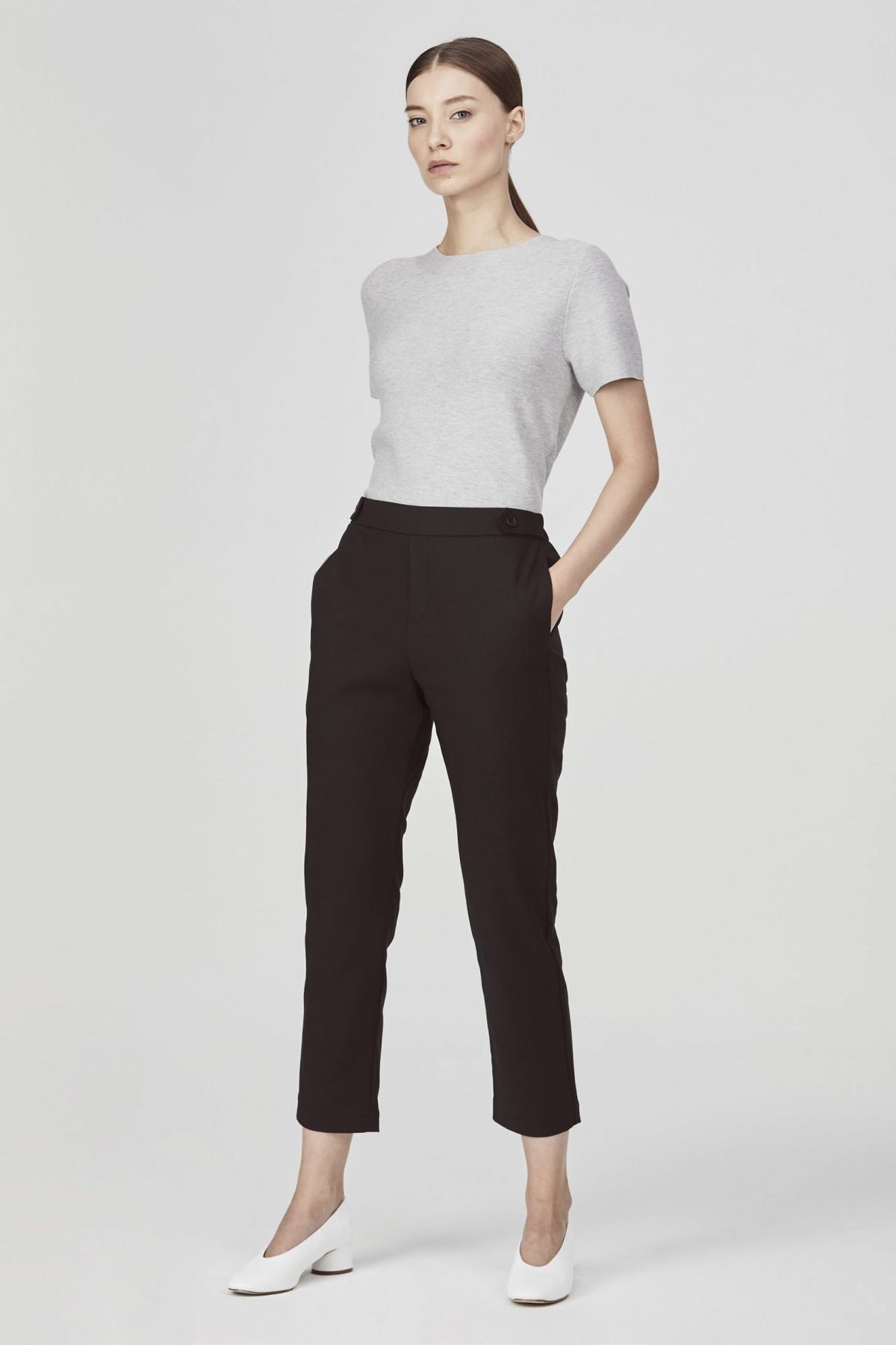 Decorative Belt-Looped Pants – iORA