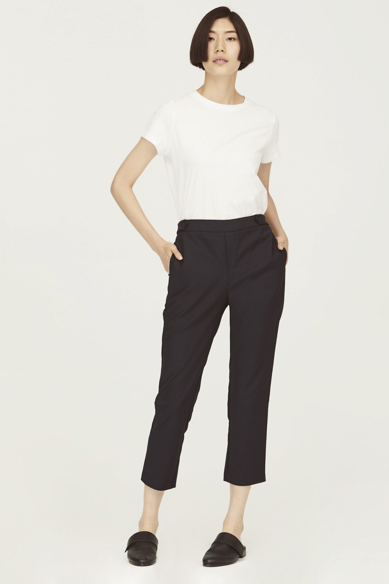 Decorative Belt-Looped Pants – iORA