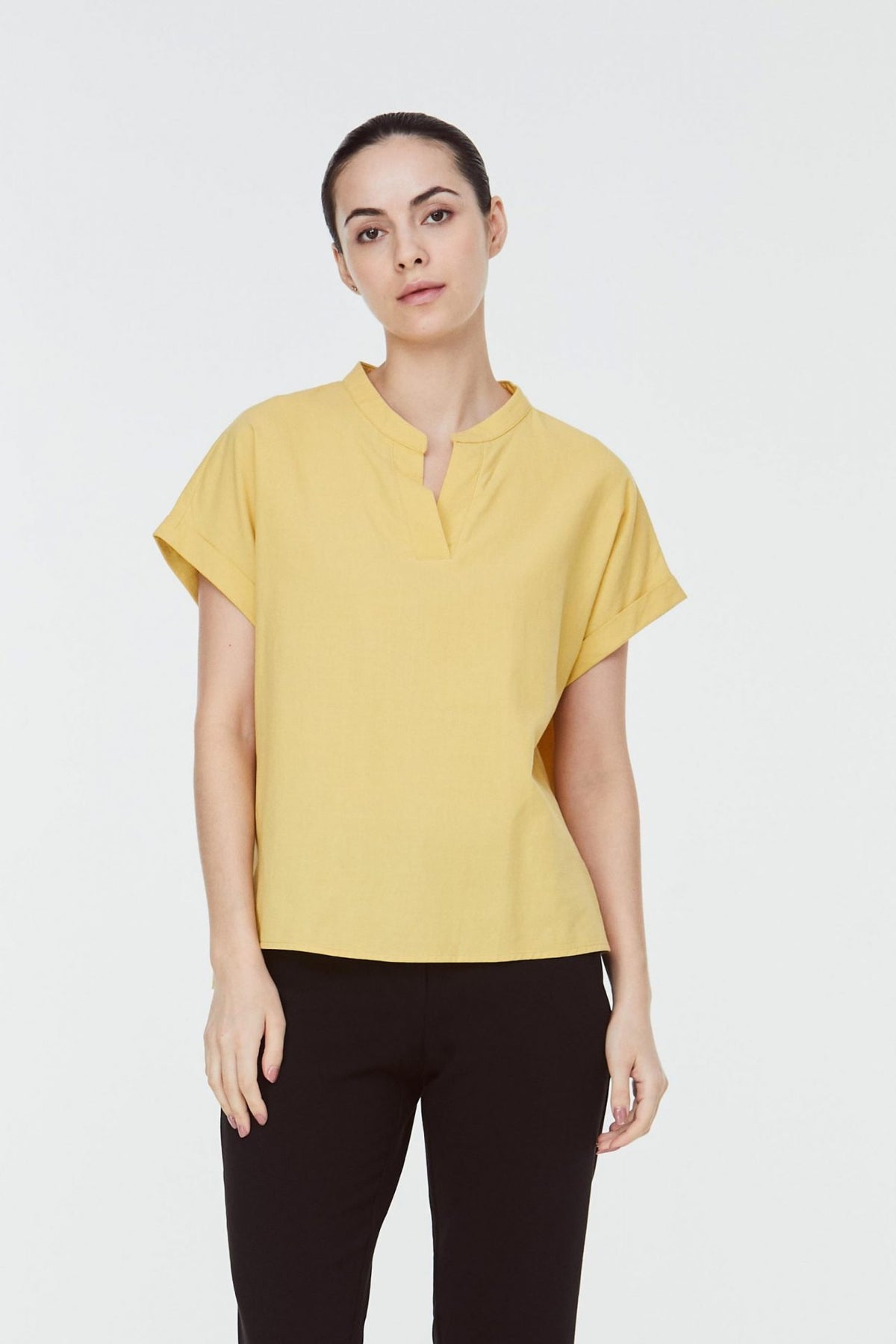 Folded Sleeves Blouse – iORA