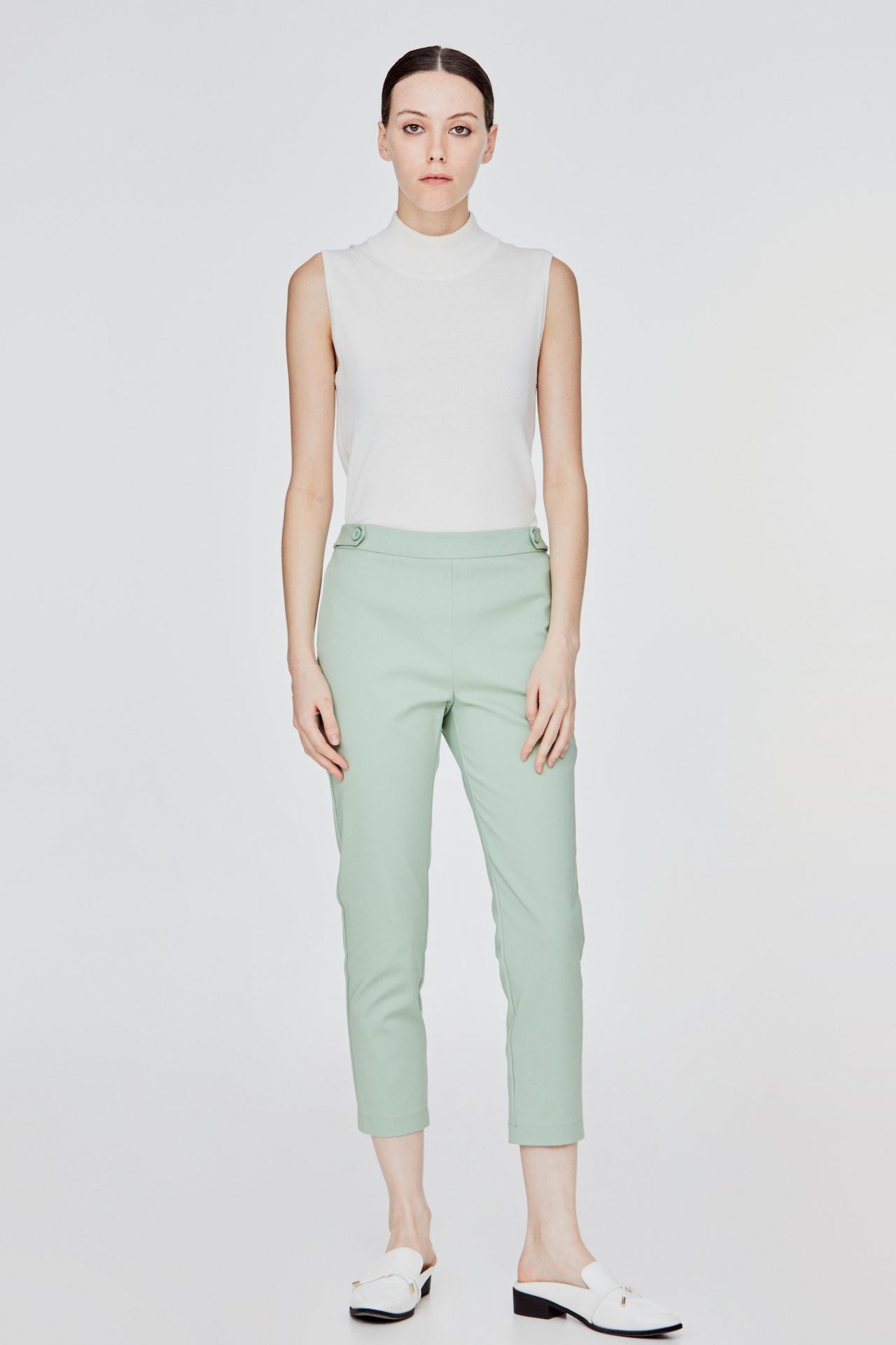 Decorative Belt-Looped Pants – iORA