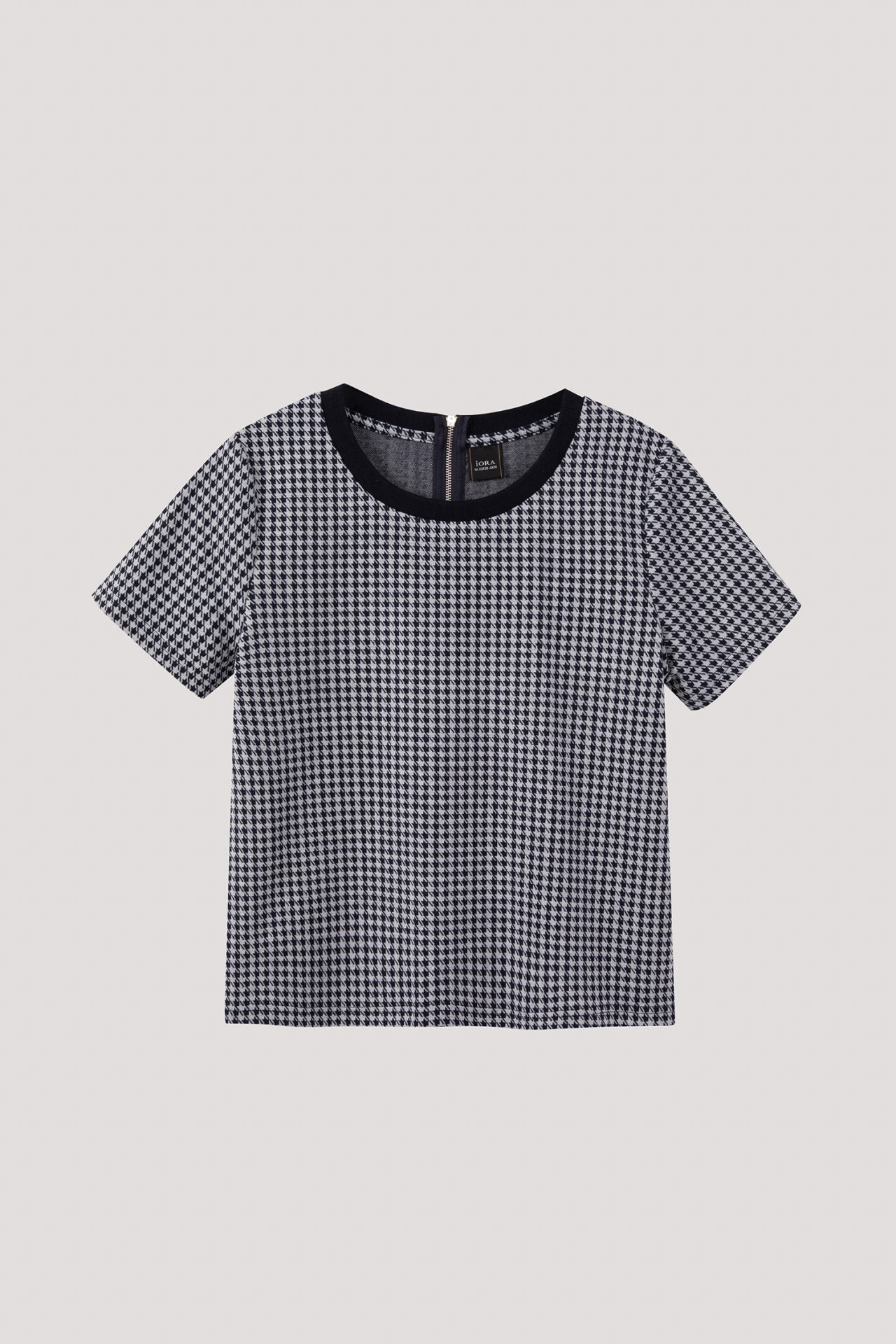 Basic Houndstooth Blouse – iORA