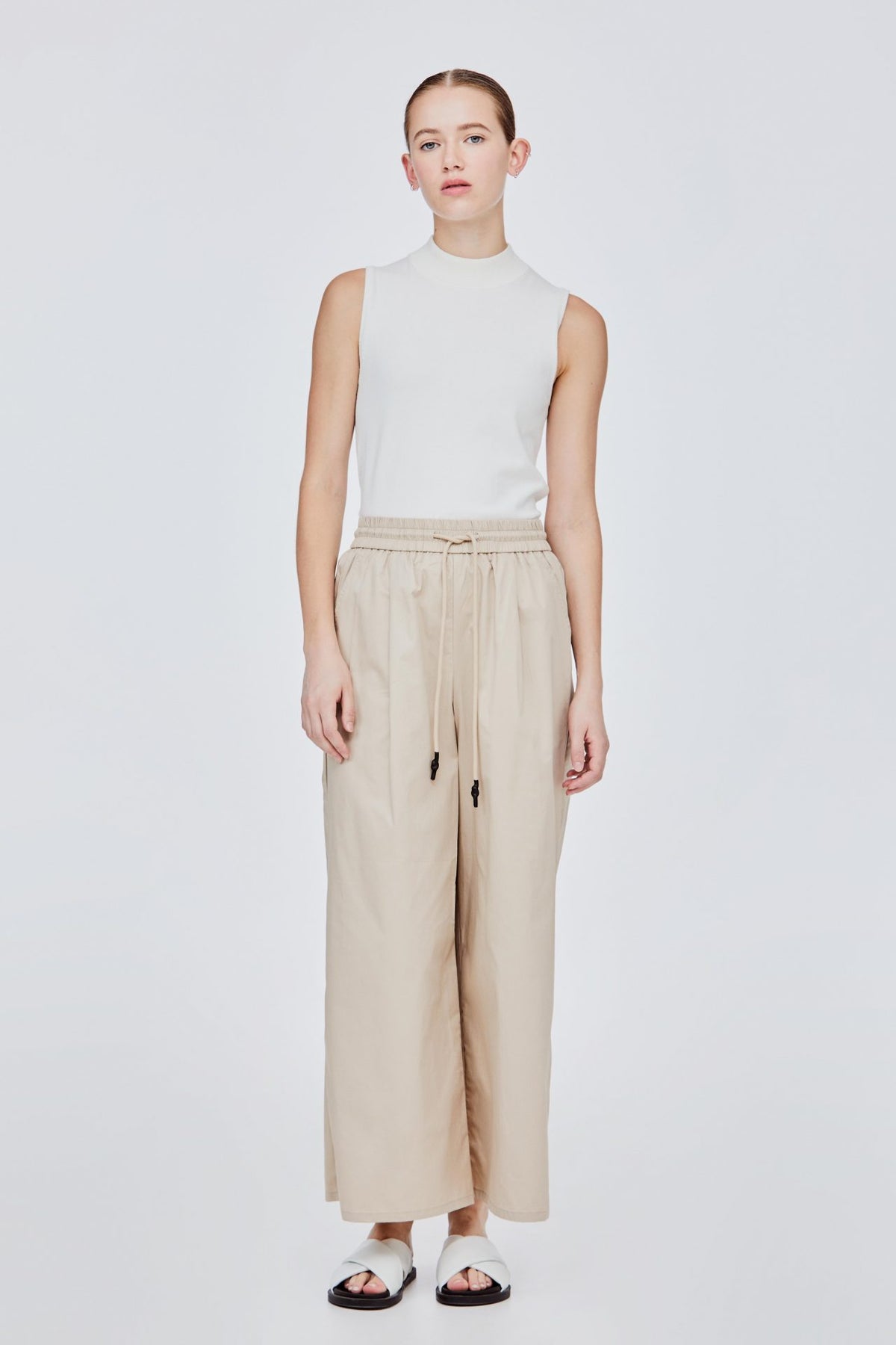 Elasticated Wide Leg Pants – iORA
